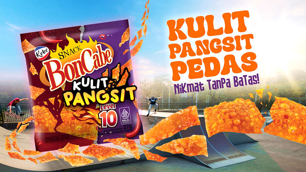 Snack BonCabe Kulit Pangsit level 10 - BonCabe