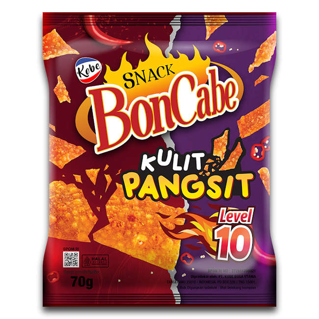 Snack BonCabe Kulit Pangsit level 10 - BonCabe